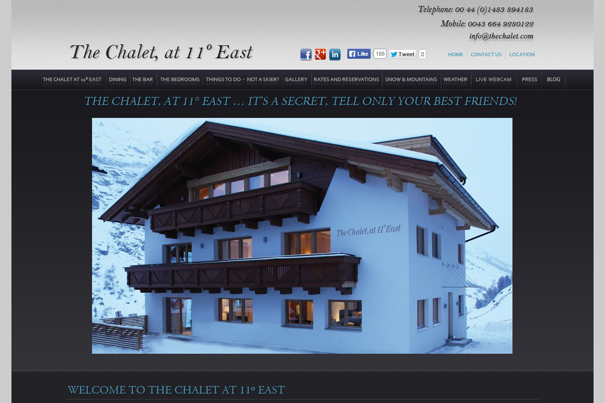 Chalet at 11 degrees East | Codastar Ltd