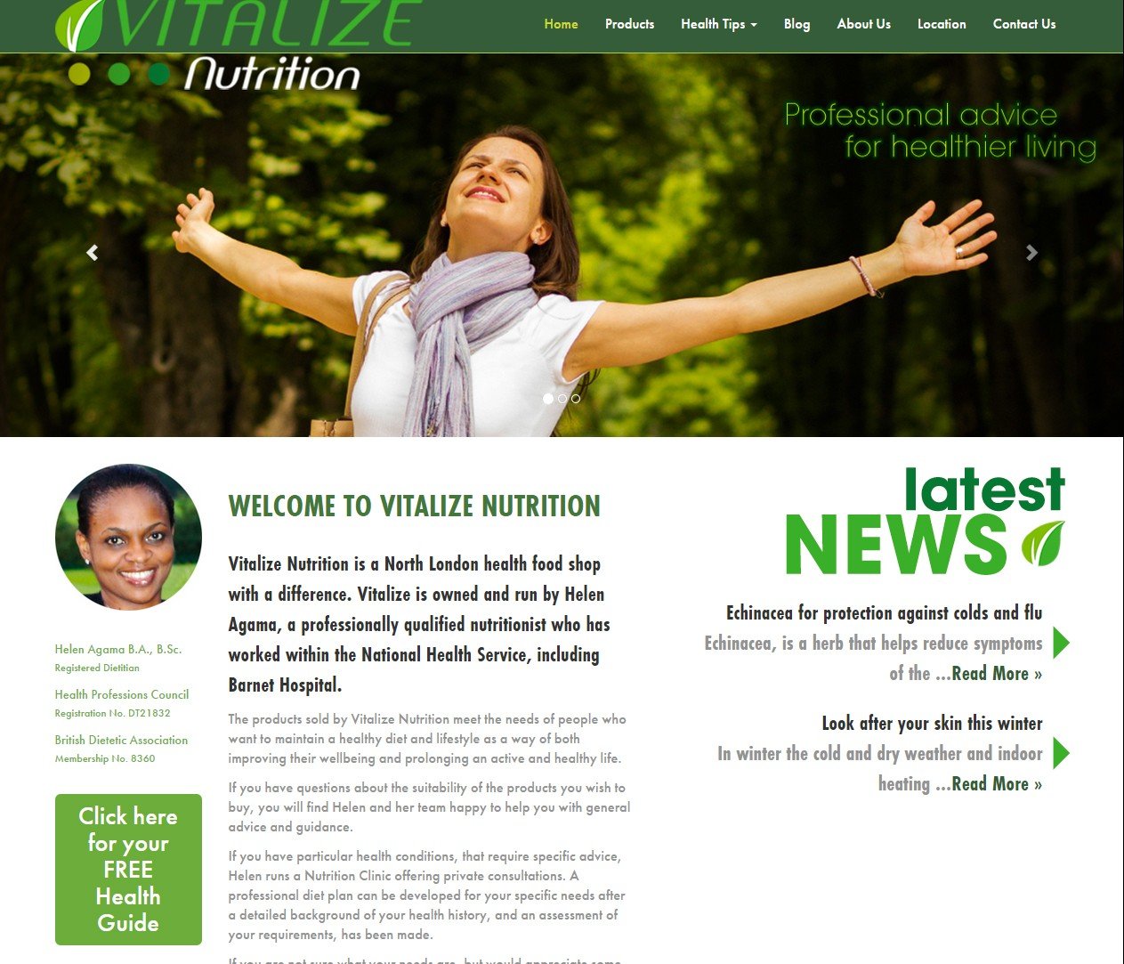 Vitalize Nutrition | Codastar Ltd