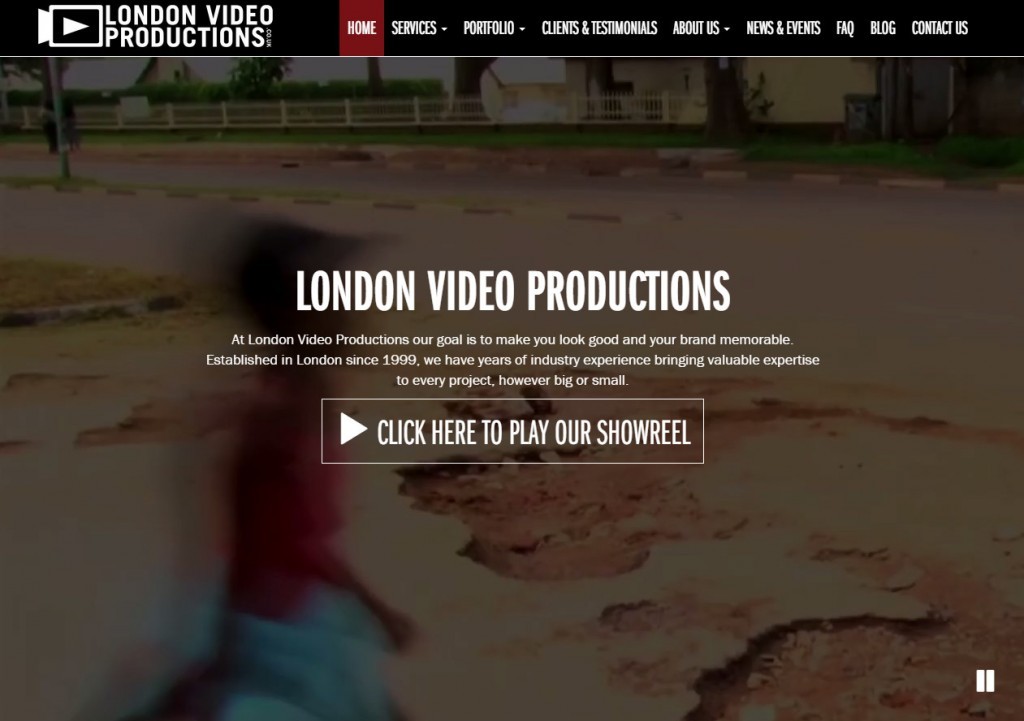 London Video Productions, Responsive Website | Codastar Ltd